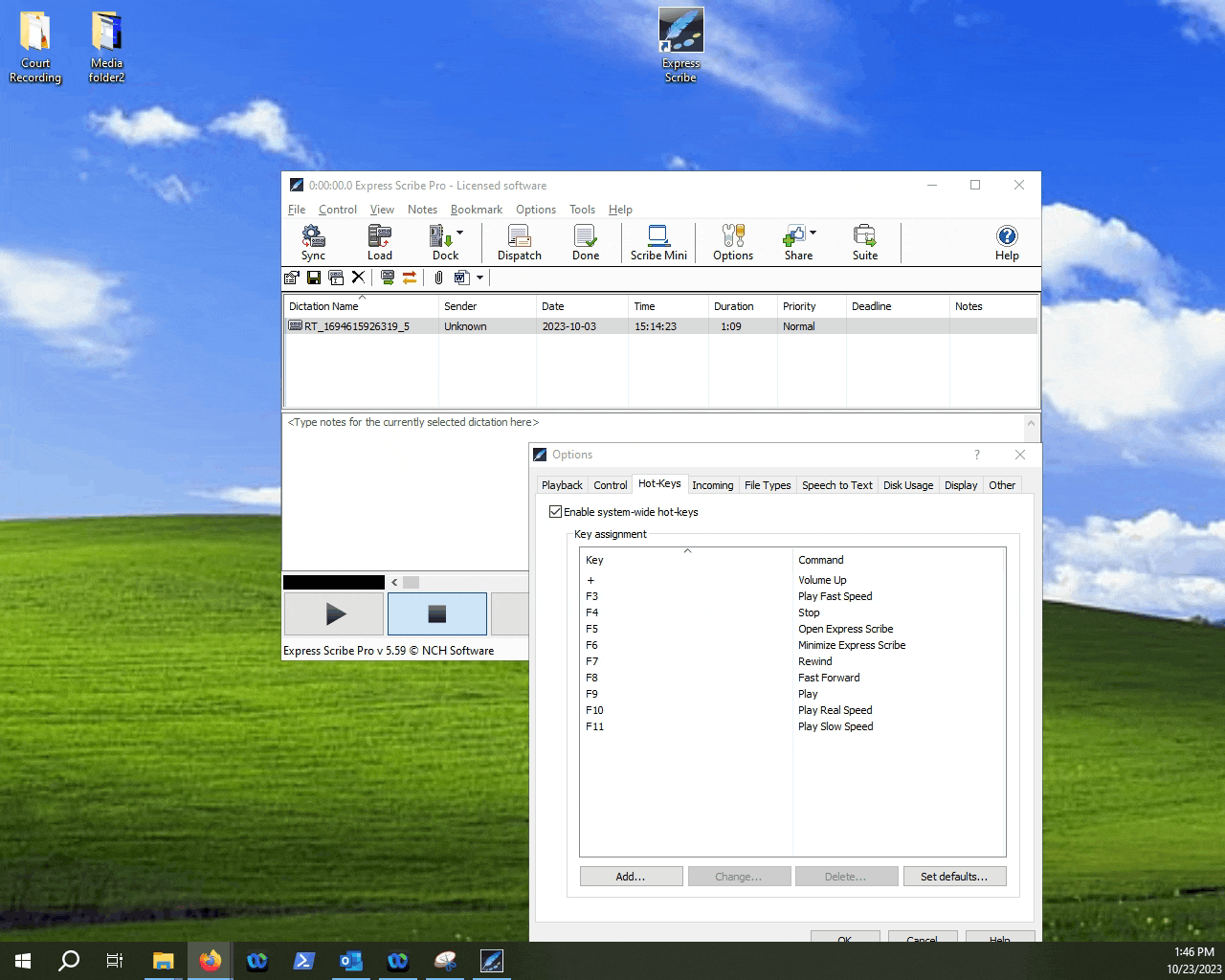 How to set up hotkeys in Scribe.